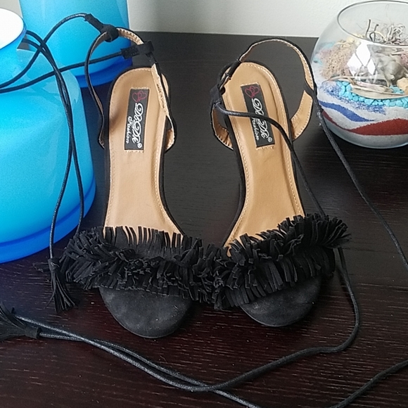 Db Dk Fashion | Shoes | Super Cute Man Made Suede Sandals | Poshmark